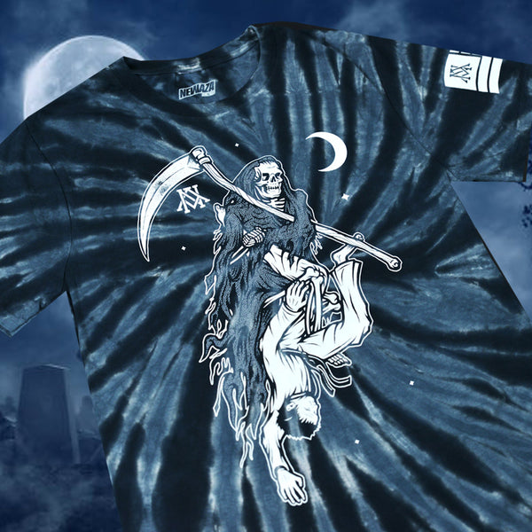 Reaper Tee Tie Dye Black - Newaza Apparel